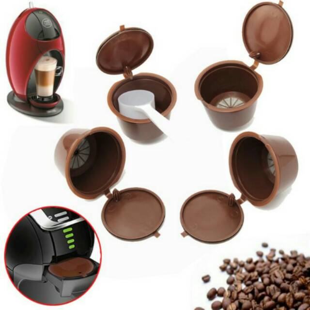 Jual Refillable Capsule Nescafe Dolce Gusto kapsul refill 150 times isi ...