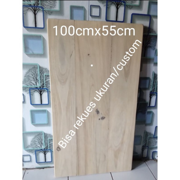 Jual daun meja/ambalan meja/ top table/meja kayu/alas meja | Shopee ...