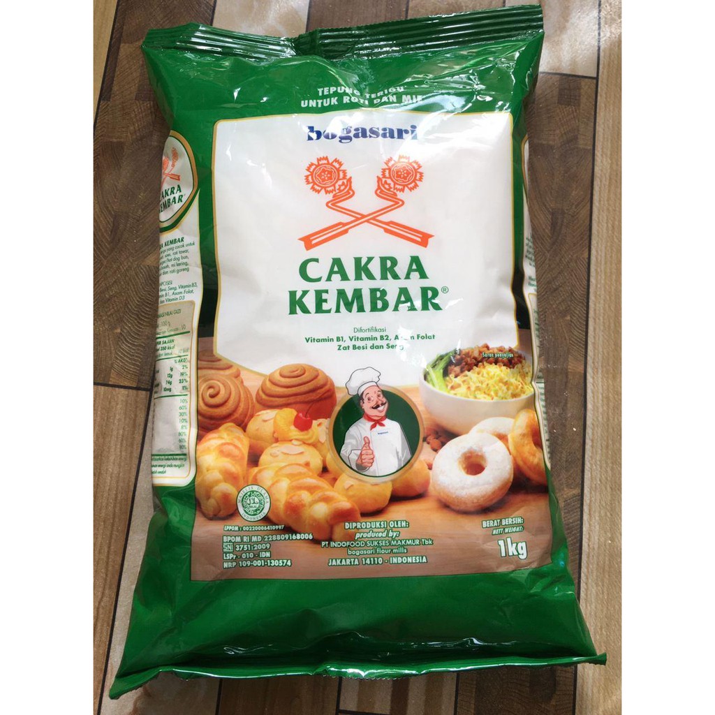 Jual Tepung Terigu Cakra Kembar Premium 1kg | Shopee Indonesia