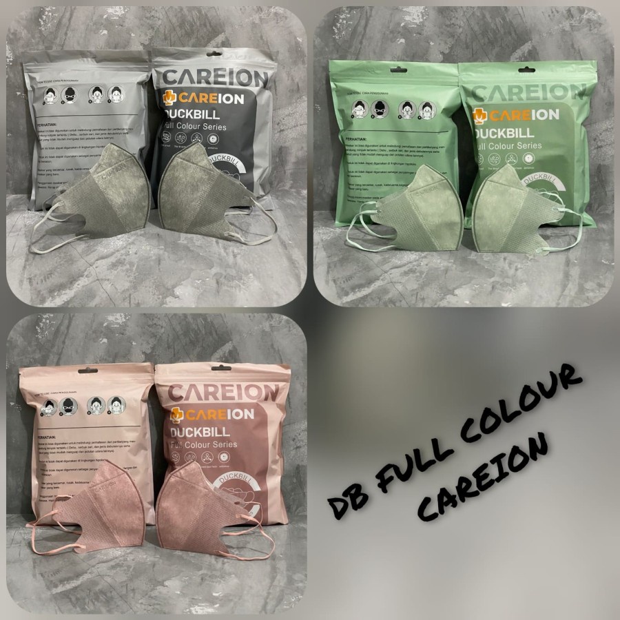 Jual MASKER DUCKBILL CAREION FULL COLOUR SERIES EMBOS 3PLY ISI 50PC ...