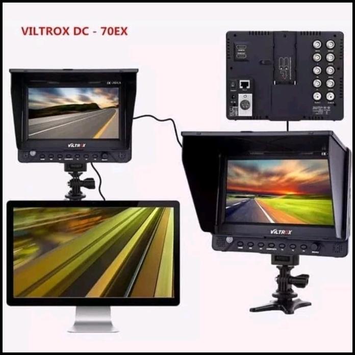 Jual Lcd Monitor Viltrox Dc-70Ex 7" 4K Hd/ Hdmi /Sdi/Av/Tally | Shopee Indonesia