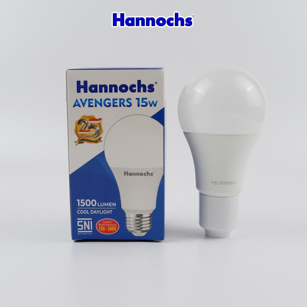 Jual Bohlamp LED/ Original Bulb /hannochs 15 Watt /Bergaransi | Shopee ...