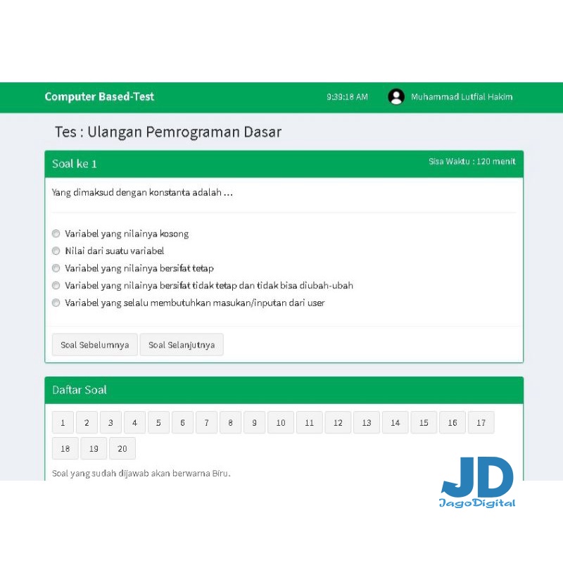 Jual Aplikasi Ujian Online CBT Siswa Mahasiswa berbasis web | Shopee Indonesia