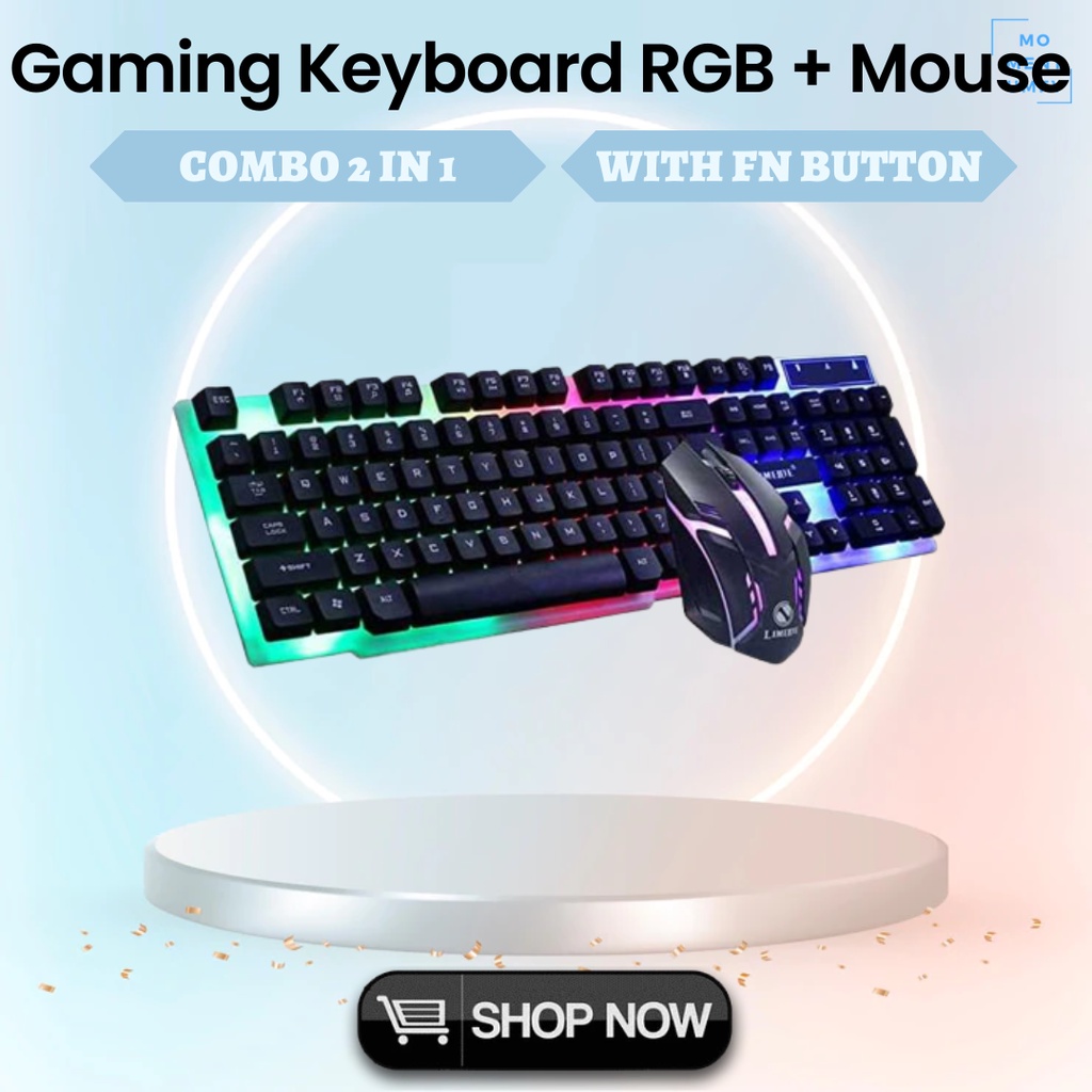 Jual Limeide Gaming Keyboard Mouse Mause Mous Mechanical Mekanik ...