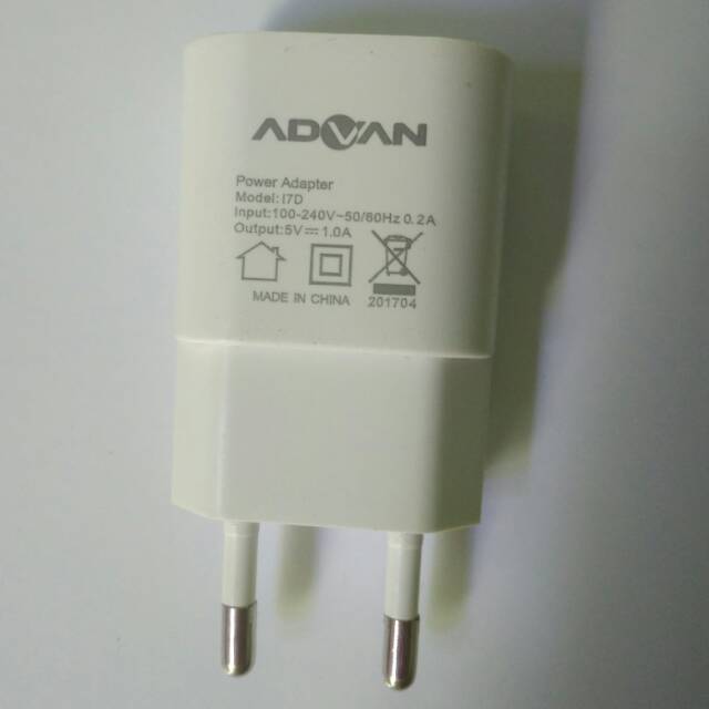 Jual Kepala Charger Adapter Advan Original Masih Bagus USB 5V tanpa ...
