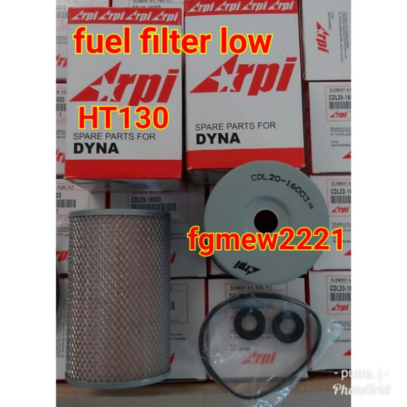 Jual fuel filter low filter solar bawah saringan solar bawah HT130 ARPI ...