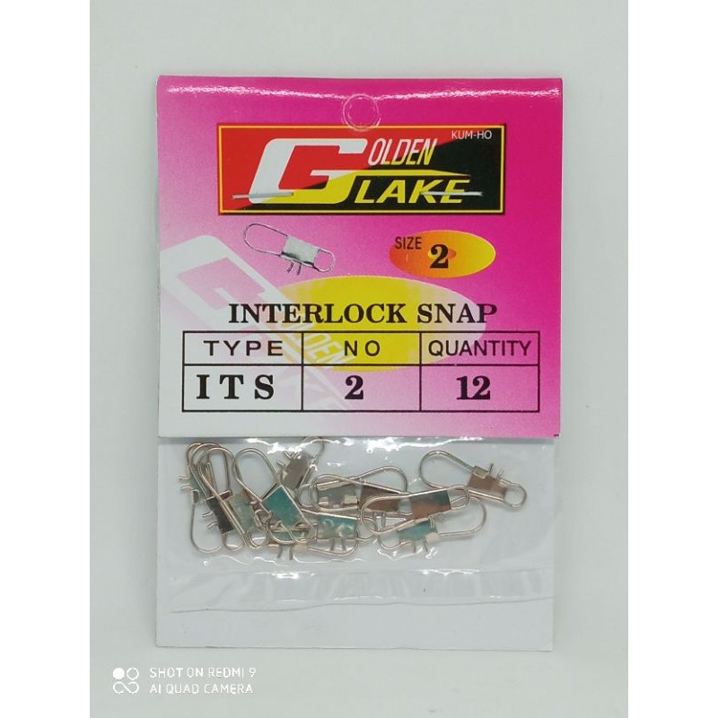 Jual Aksesoris Pancing Penitik Golden Lake Interlock Snap ( No.02 ...