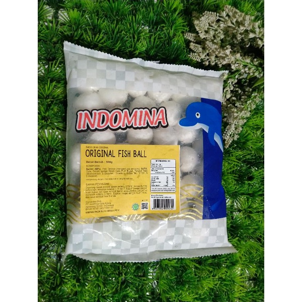 Jual Indomina Original Flavoured Fish Ball 500g Indomina Seafood ...