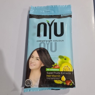 Jual Cat Rambut NYU Creme Hair Color Pewarna Rambut | NYU HENNA SHAMPOO ...