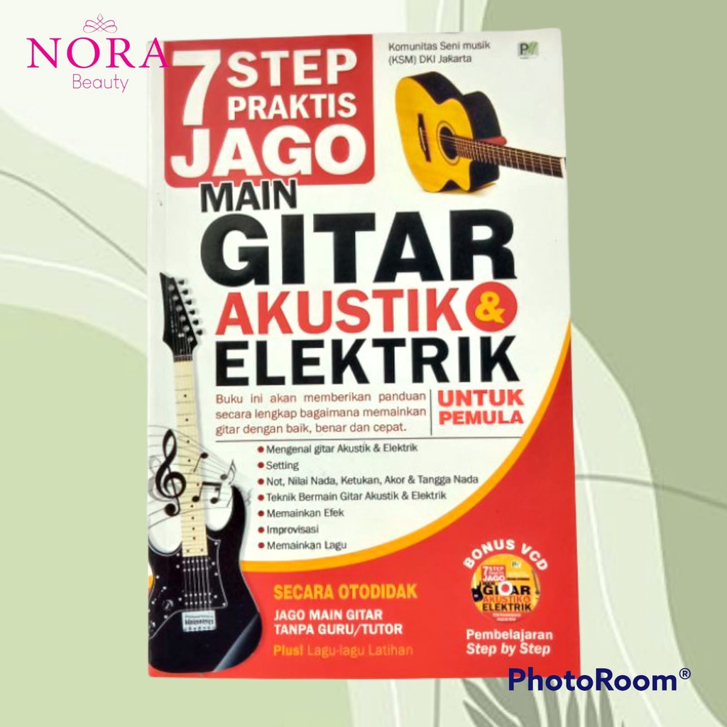 Jual Buku 7 step praktis jago main gitar akustik & elektrik // murah ...