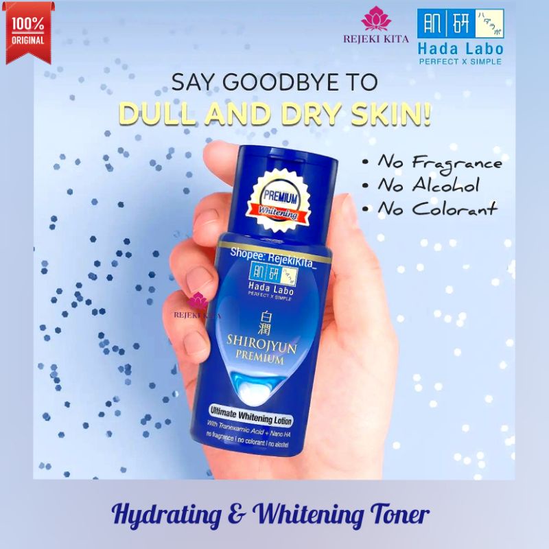 Jual Hada Labo Shirojyun Ultimate Whitening Series [ Premium Lotion ...