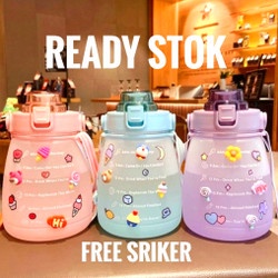 Jual BOTOL GEMOY 1400ML GAGANG KOTAK/BPA FREE/BOTOL MINUM/BOTOL GEMOY ...