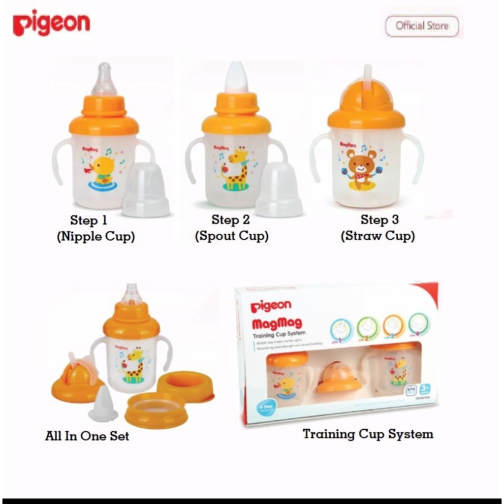 Jual Pigeon MagMag Training Cup All in One , Step 1, Step 2 ,Step 3 Dan ...