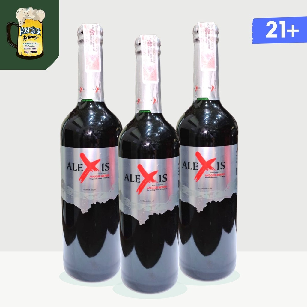 Jual Alexis Anggur Merah Manis 19.8% 600 ml - kawa kawa gold premium ...