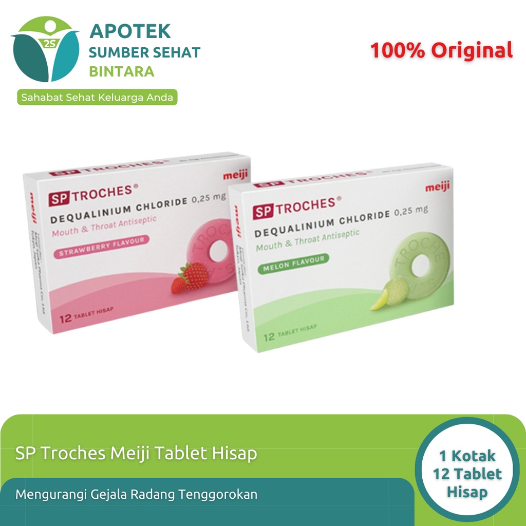 Jual SP Troches Tablet Hisap Anti Radang Tenggorokan | Shopee Indonesia