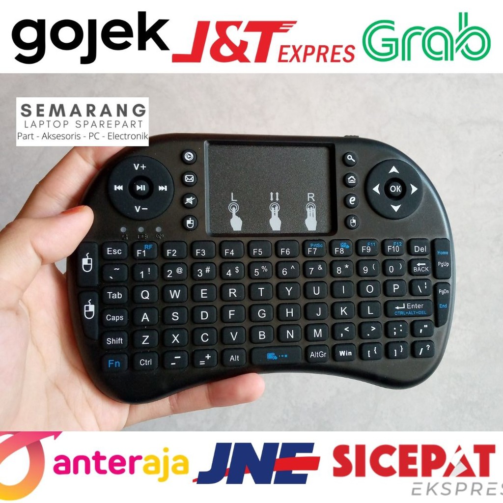 Jual MINI KEYBOARD Wireless Touchpad Mouse for PC Smart TV Computer ...