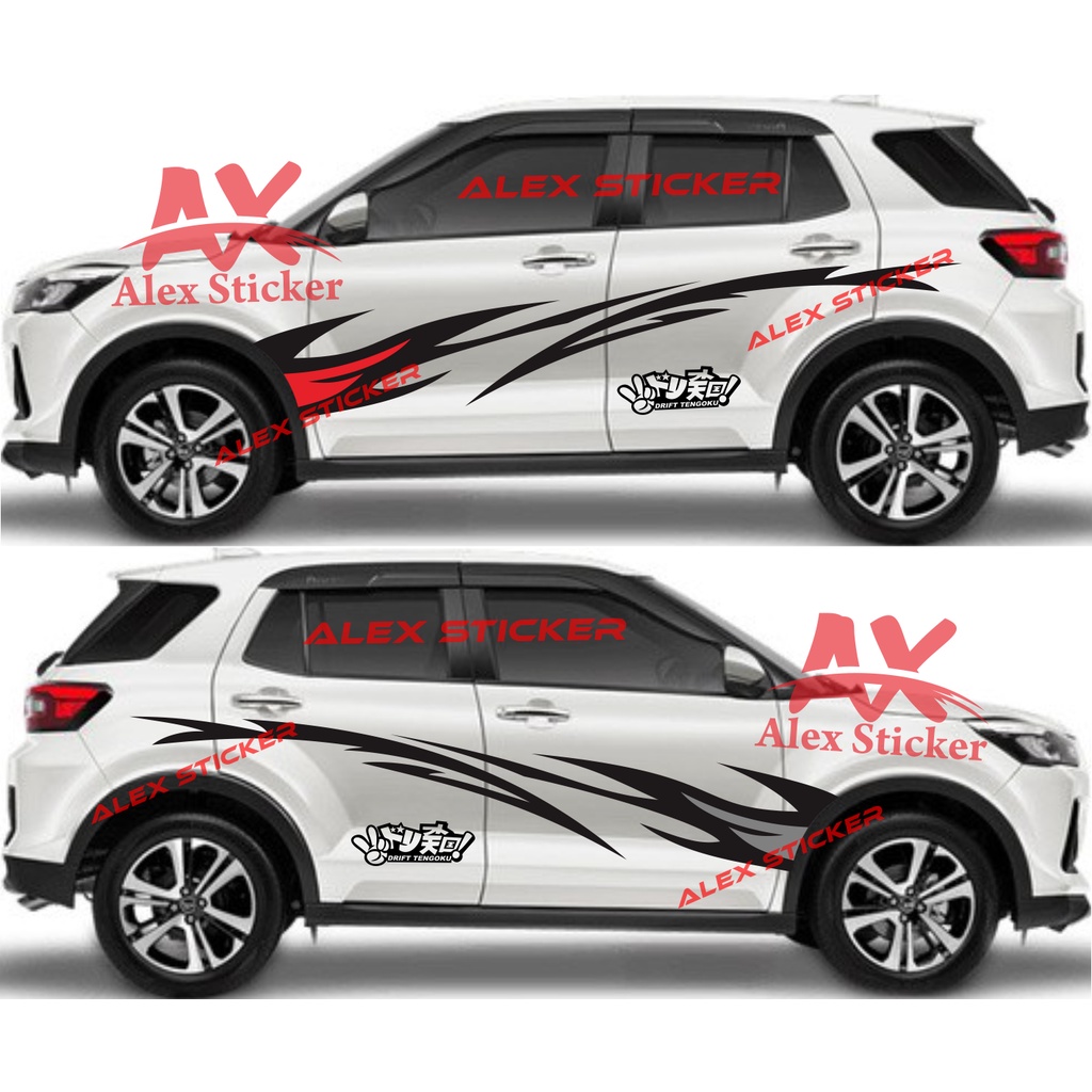 Jual stiker sticker terbaru stiker mobil toyota raize avanza calya ...