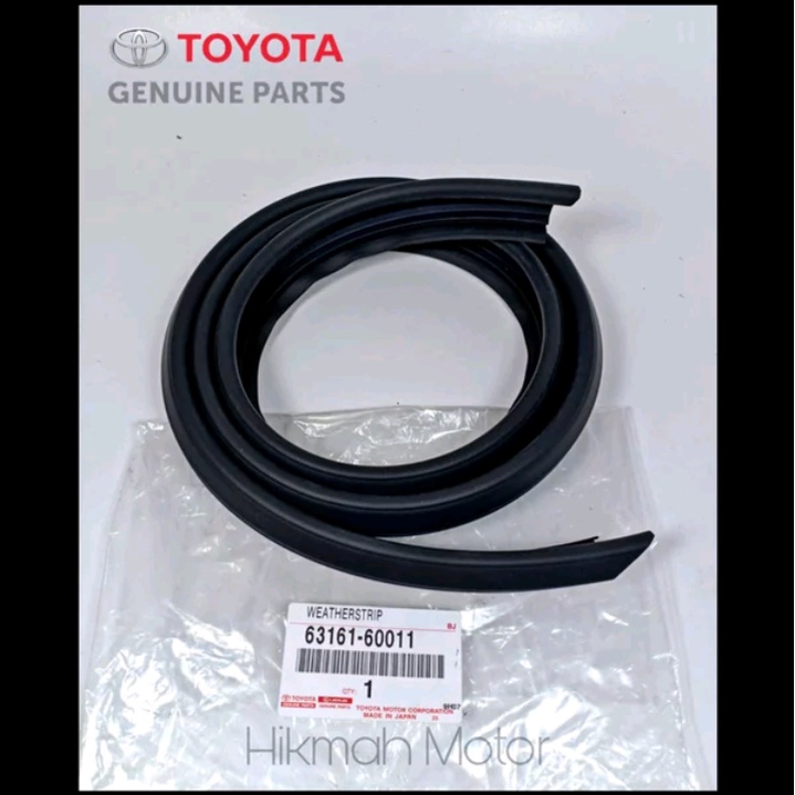 Jual Karet Roof Atas bagian Depan atau Roof Weatherstrip Toyota ...