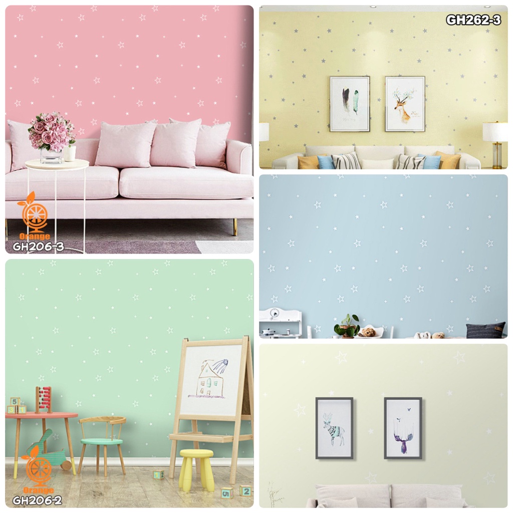 Jual Wallpaper Dinding Best Seller Motif Salur Wallstiker Premium Ukuran 45cm X 9m Stiker ...