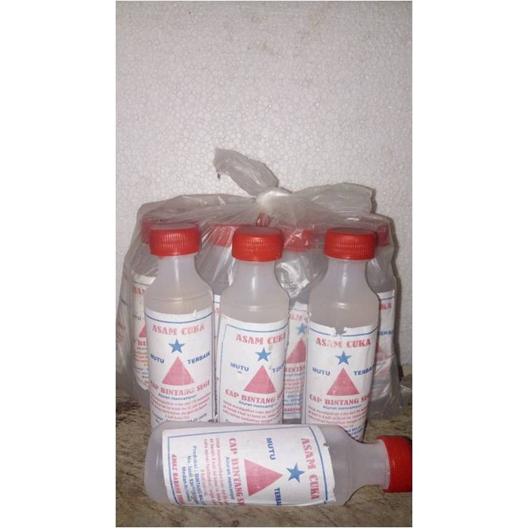 Jual Air Cuka Botol Kecil ( 100 Ml ) | Shopee Indonesia