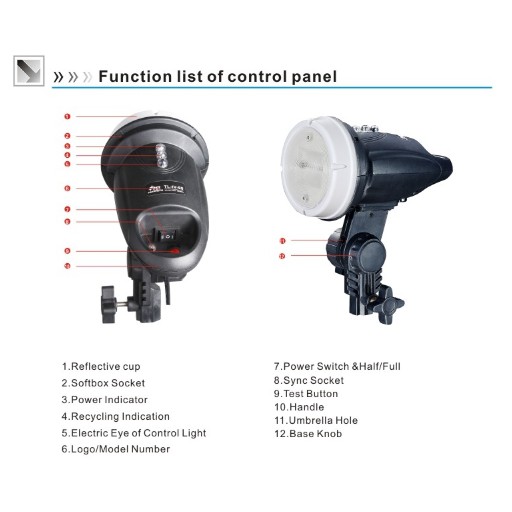 Jual Lampu Studio 150watt - Lampu Flash Studio 150watt Licht Chrome ...