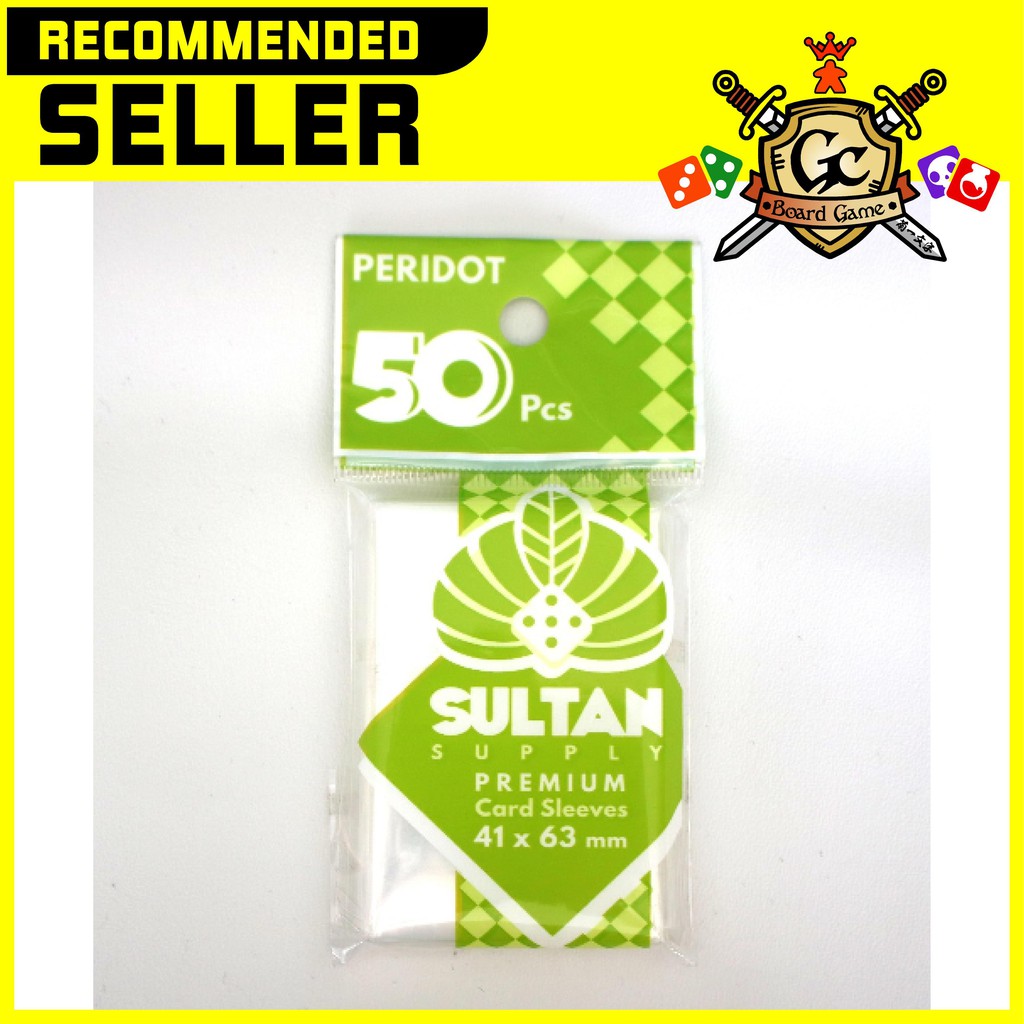 Jual Sultan Supply Premium Card Sleeves 41 x 63 mm PERIDOT 50Pcs ...