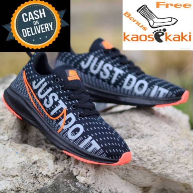 Jual New sepatu sneakers pria nike just do it sepatu sport terbaru ...