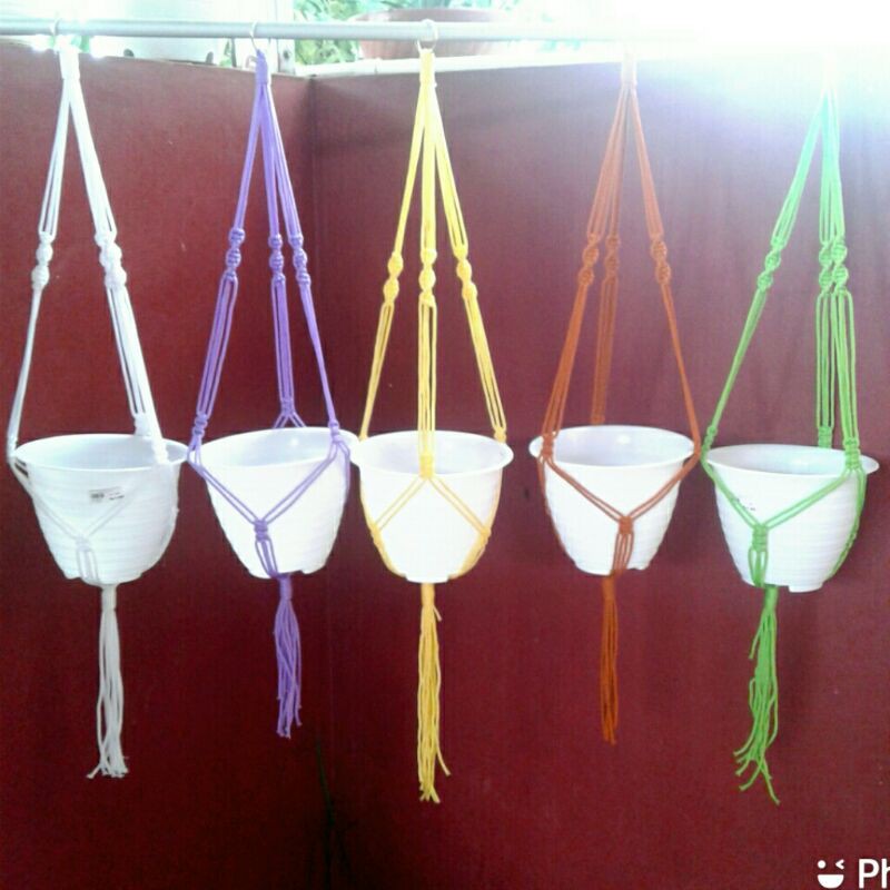 Jual Gantungan pot / Tali kur / tali pot ( TANPA POT ) | Shopee Indonesia