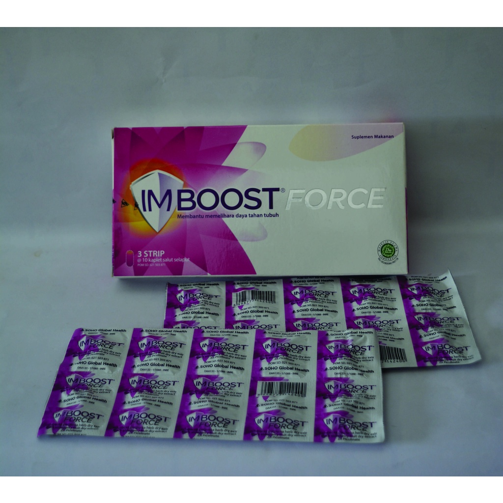 Jual Imboost Force Tablet / Kaplet (Isi 10 Tablet) | Shopee Indonesia