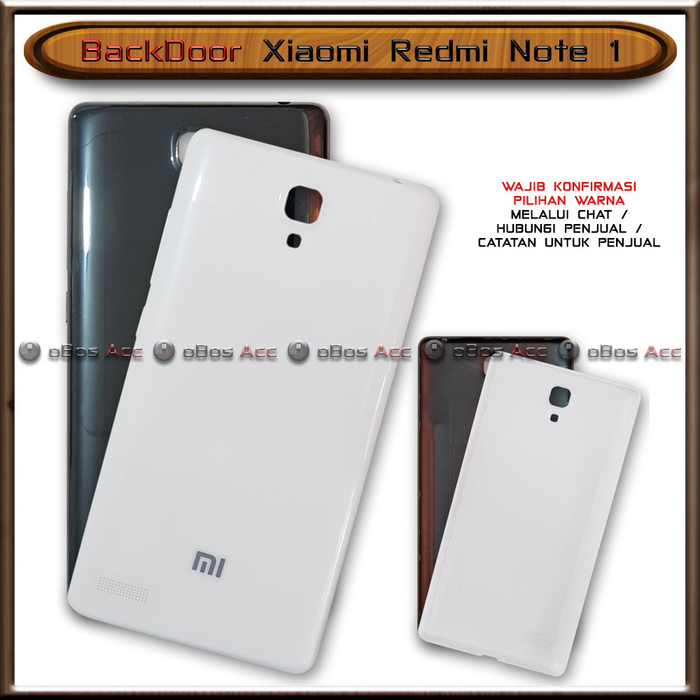 Jual BackDoor Tutup Casing Belakang HP Xiaomi Redmi Note 1 Cover ...