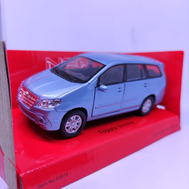 Jual Diecast Miniatur Mobil Toyota Kijang Innova biru barong merk Welly ...