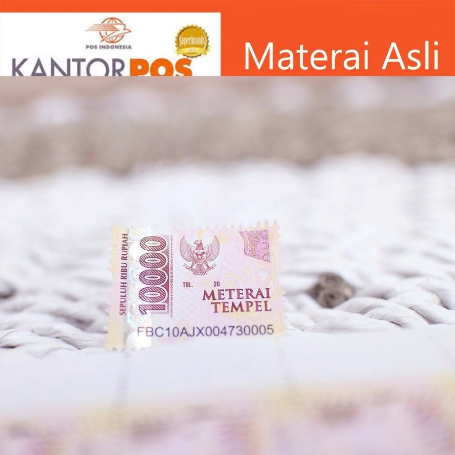 Jual Materai 10000 10k 10 Ribu Meterai Benda Pos Meteraipos Matrei ...