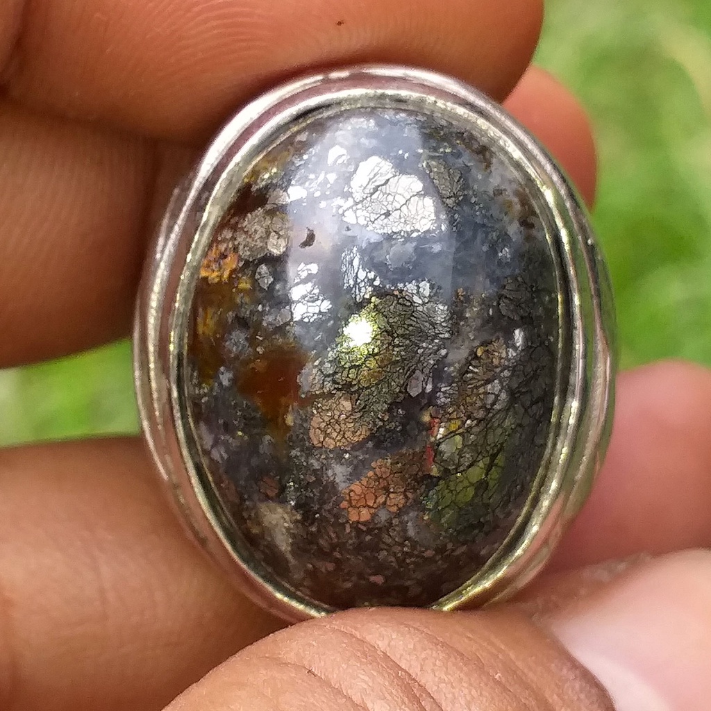 Jual Batu Akik Sigori Lafau Pulau Nias Karakter Urat Mineralnya Kilau ...