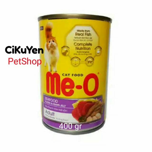 Jual Makanan basah kaleng Meo rasa Seafood 400 gr | Shopee Indonesia