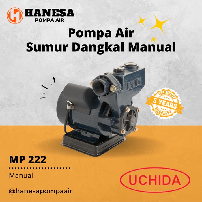 Jual Uchida MP 222 Pompa Air Sumur Dangkal Non Otomatis (Maspion) | Shopee Indonesia
