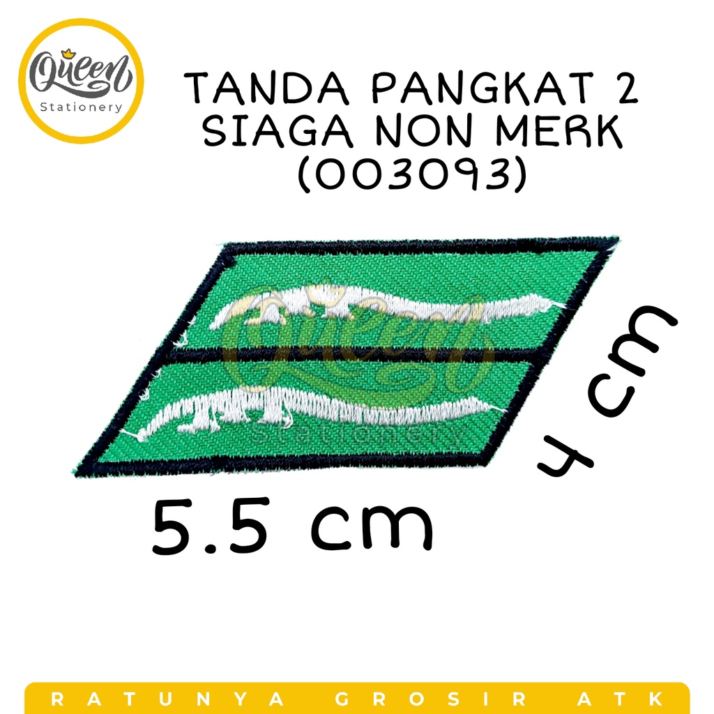 Jual TANDA PANGKAT 2 SIAGA NON MERK / BET TANDA PANGKAT PRAMUKA ...