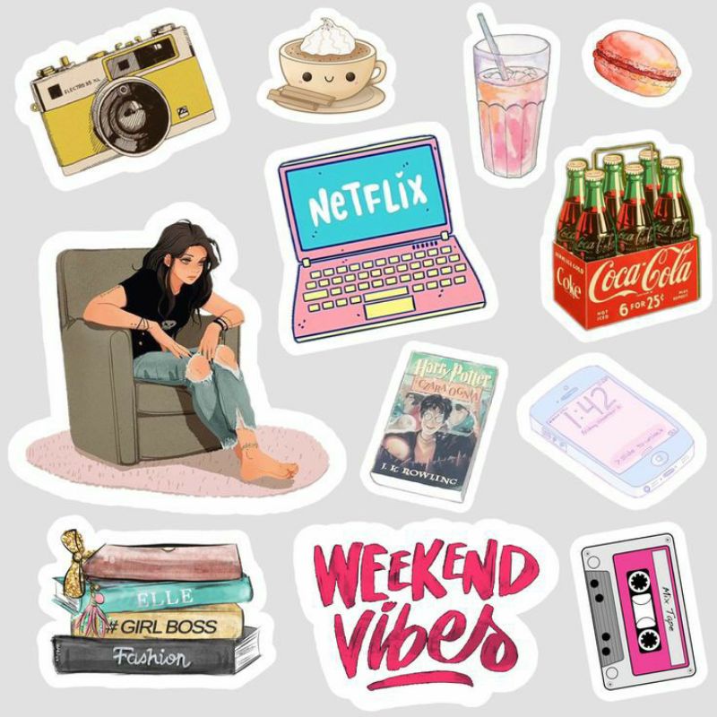 Jual STICKER AESTHETIC STIKER TUMBLR AESTHETIC STICKER CASE STICKER ...