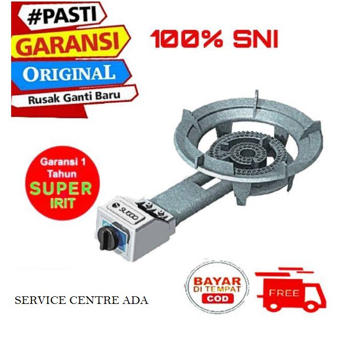 Jual Kompor Cor Gas LPG Eco Cook 1 Tungku Low Pressure Tekanan Rendah - Kompor Mata Seribu ...