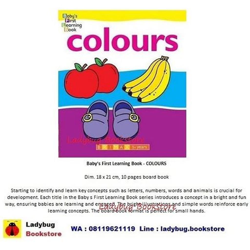 Jual Baby first learning book Colour | Shopee Indonesia