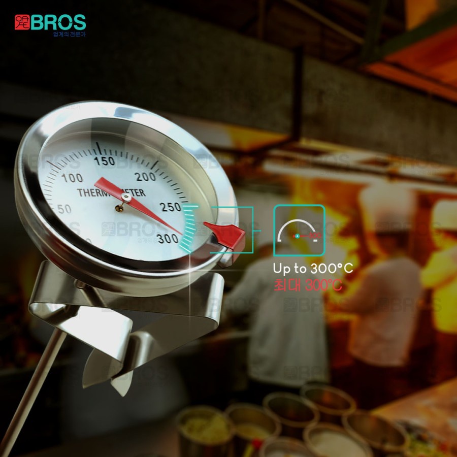Jual Termometer Minyak Goreng - Deep Fry Cooking Thermometer 16cm Cafe ...