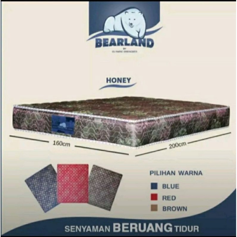 Jual Kasur springbed Bearland Procella Honey (Matras Only) | Shopee ...