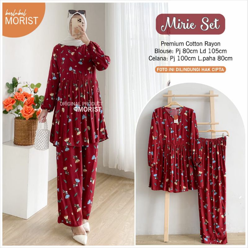 Jual MIRIE SET MORIST ORI( BERSTIKER) | Shopee Indonesia