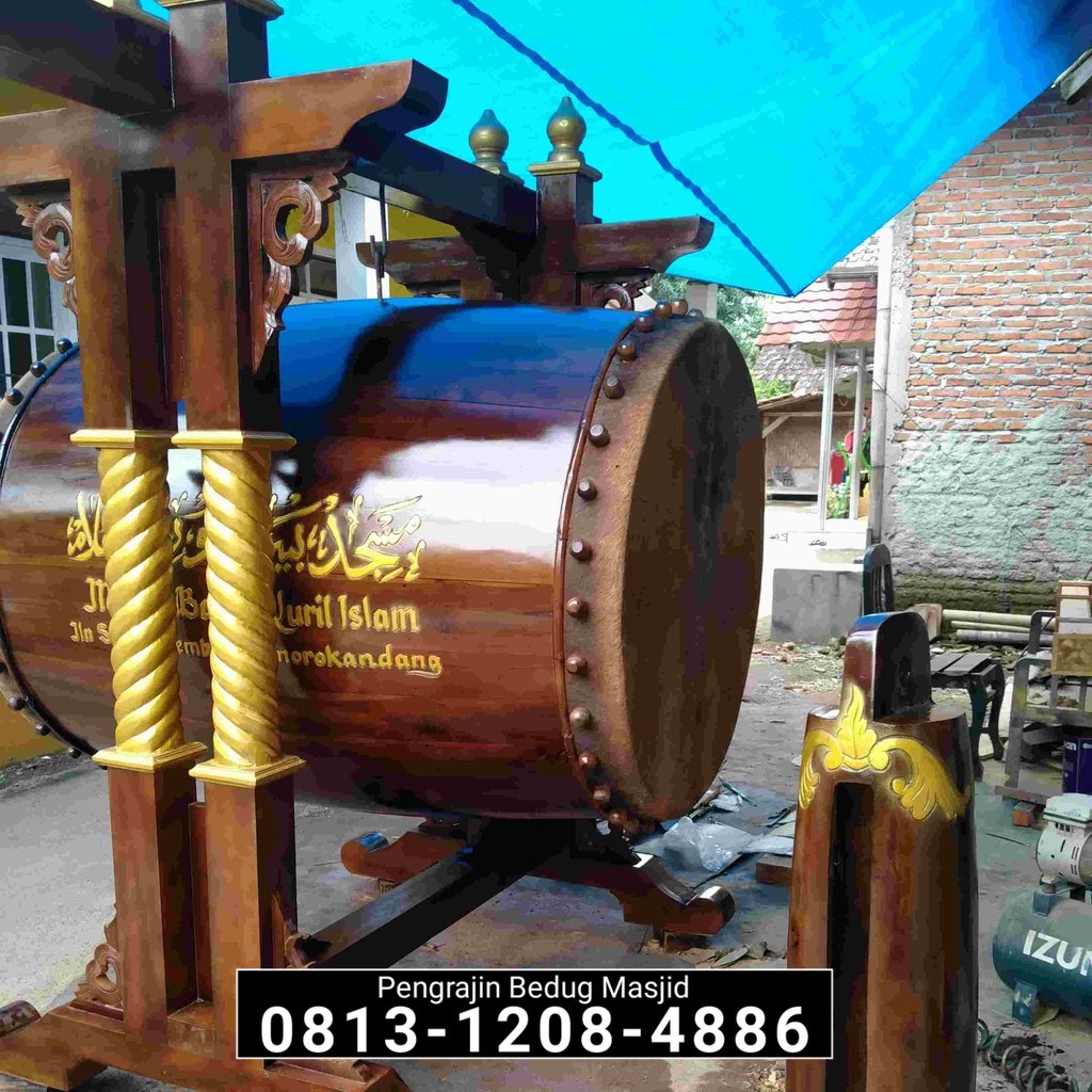 Jual Bedug Masjid Besar Beduk Masjid Kayu Jati Kulit Sapi Kulit Kerbau ...