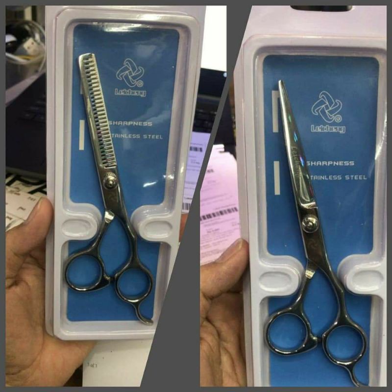 Jual gunting set 6inc leight tenc sharpnes | Shopee Indonesia