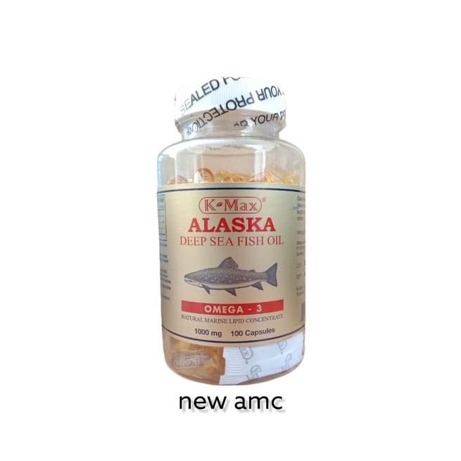 Jual Minyak ikan Alaska deep sea fish oil 100s / Tutup putih | Shopee Indonesia