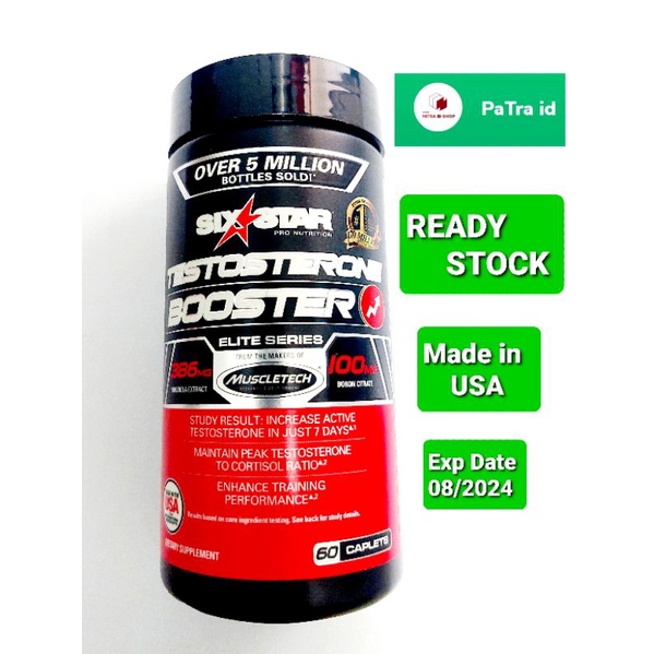 Jual Six Star Elite Series Testosterone Booster Supplement, 60 Caplets ...