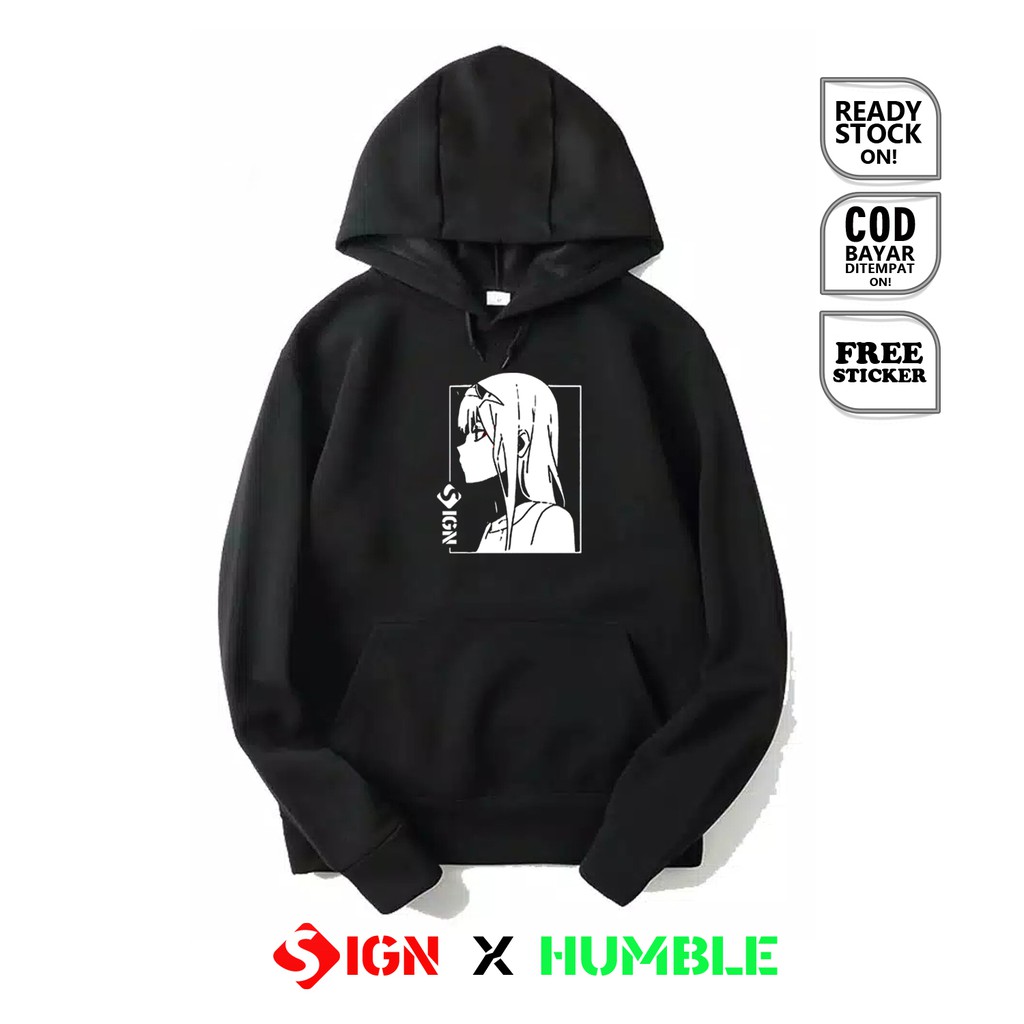 Jual HOODIE ZERO TWO DARLING IN THE FRANXX PULLOVER ANIME COSPLAY ...