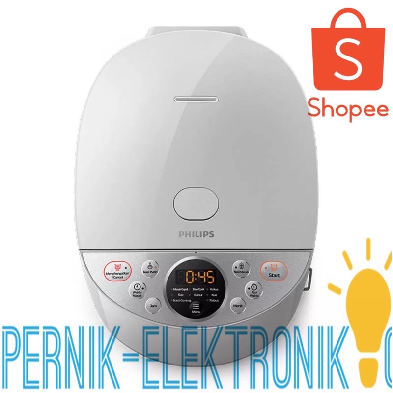 Jual PHILIPS HD4515/30 10in1 Digital Rice Cooker - Grey | Shopee Indonesia
