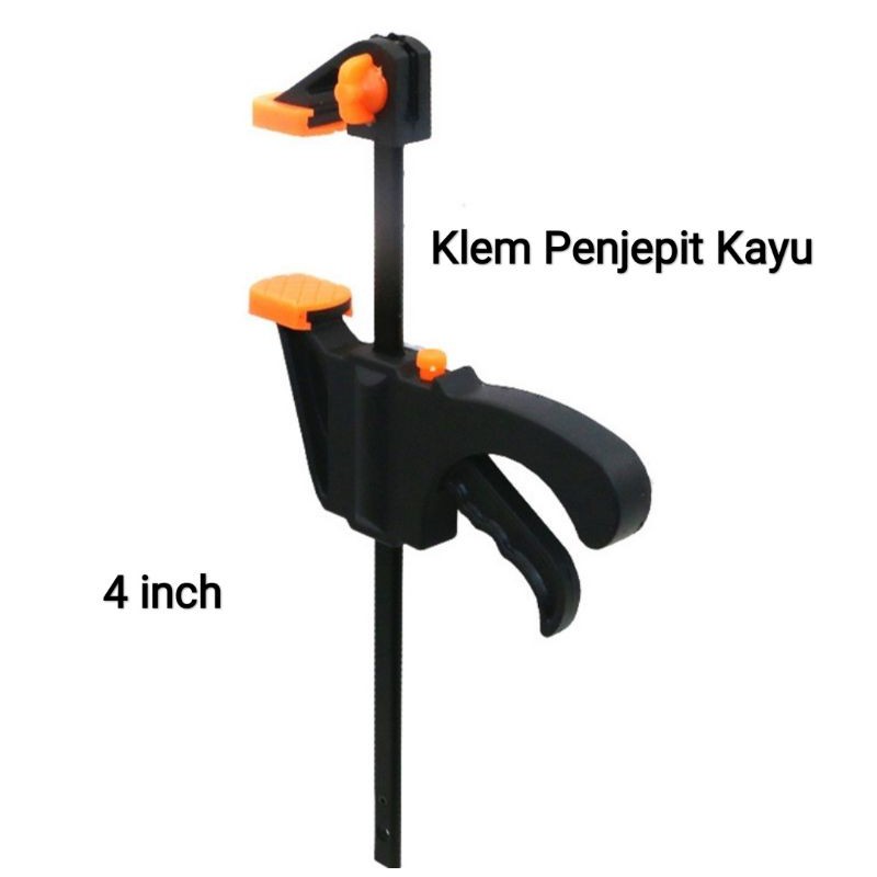 Jual F Clamp Penjepit Kayu Alat Penjepit Kayu 4 inch | Shopee Indonesia