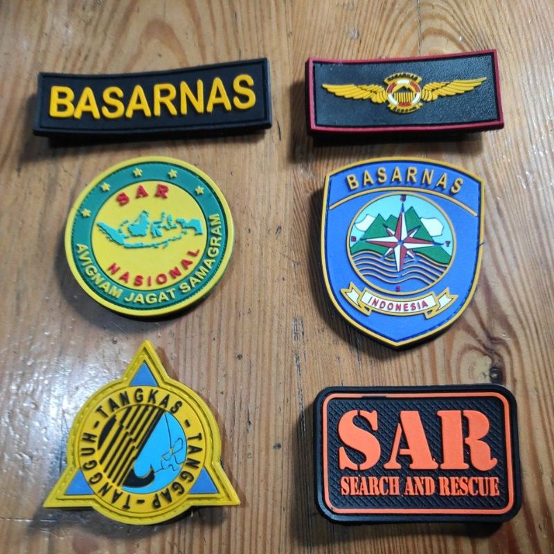 Jual Patch rubber emblem logo BASARNAS | Shopee Indonesia
